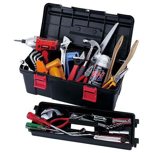 E-Value プラスチック工具箱 EPC-480B 道具箱 収納ケース 収納箱 ( 1セット )/ : 爽快ドラッグ - 通販 - Yahoo!ショッピング