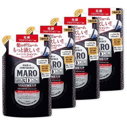 MARO 3Dボリュームアップシャンプー EX 詰替え ( 380ml*4袋セット )/ マーロ(MARO) : 爽快ドラッグ - 通販 - Yahoo!ショッピング