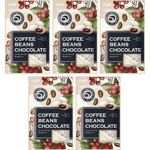 コーヒービーンズホワイトチョコ ( 40g×5セット )/ QBB お菓子 深煎り