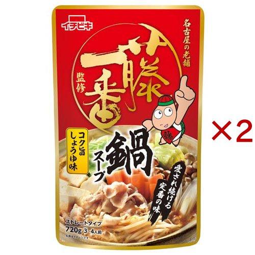 藤一番監修 鍋スープ コク旨しょうゆ味 ストレート ( 720g×2セット )/ イチビキ : 爽快ドラッグ - 通販 - Yahoo!ショッピング