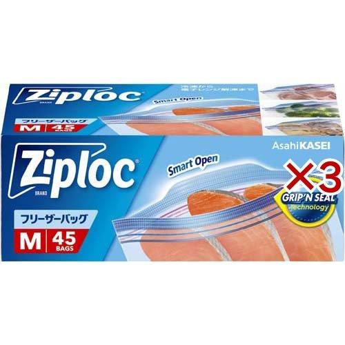 ジップロック フリーザーバッグ M 大容量品 ( 45枚入×3セット )/ Ziploc(ジップロック) : 爽快ドラッグ - 通販 - Yahoo!ショッピング