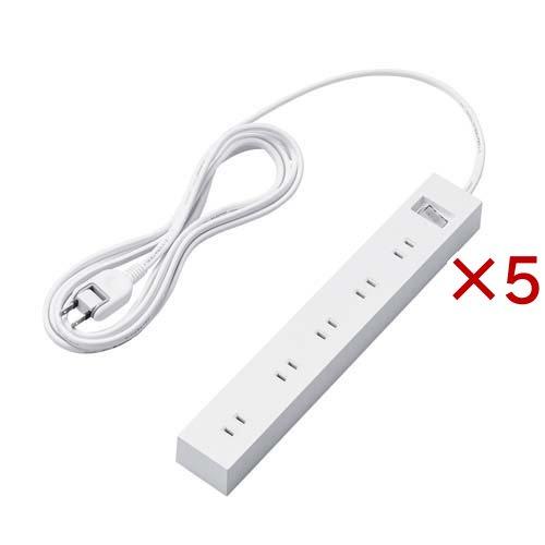 エレコム 電源タップ 2P 10個口 一括スイッチ マグネット 3m ホワイト ECT-1530WH ( 5セット )/ エレコム(ELECOM) : 爽快ドラッグ - 通販 - Yahoo ...