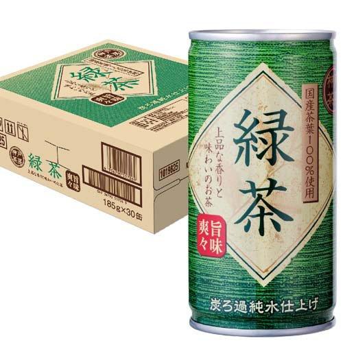 神戸茶房 緑茶 缶 国産茶葉100％ ( 185g*30本入 ) : 爽快ドリンク専門店 - 通販 - Yahoo!ショッピング