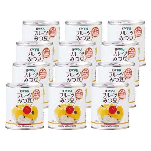 カンピー フルーツみつ豆 EO 5号缶 ( 295g×12セット )/ Kanpy(カンピー) ( あんみつ フルーツ レトロ 喫茶 ) : 582185 : 爽快ドリンク専門店 - 通販 ...