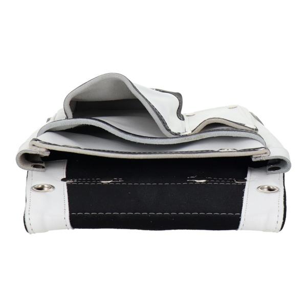 三共コーポレーション DBLTACT 本革釘袋 2段 DTL-07-WH ホワイト 腰袋 : 創工館 - 通販 - Yahoo!ショッピング