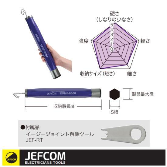 DENSAN パープルフィッシャー(イージージョイント) 8m DPHF-8000 デンサン ジェフコム : 創工館 - 通販 - Yahoo!ショッピング