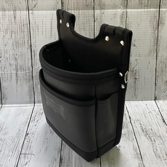 ニックス ヌメ革建築用2段腰袋(バリスティック縁巻) KBS-201BA ニックス ヌメ革建築用2段腰袋(バリスティック縁巻) KBS-201BA