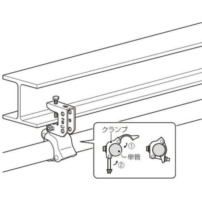 未来工業 単管クランプ 形鋼用 1ヶ KSTK-SG MIRAI :KSTK-SG-MIRAI:創工館 - 通販 - Yahoo!ショッピング