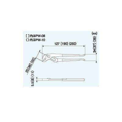 ウォーターポンププライヤー MWP-250 マーベル MARVEL : 創工館 - 通販 - Yahoo!ショッピング