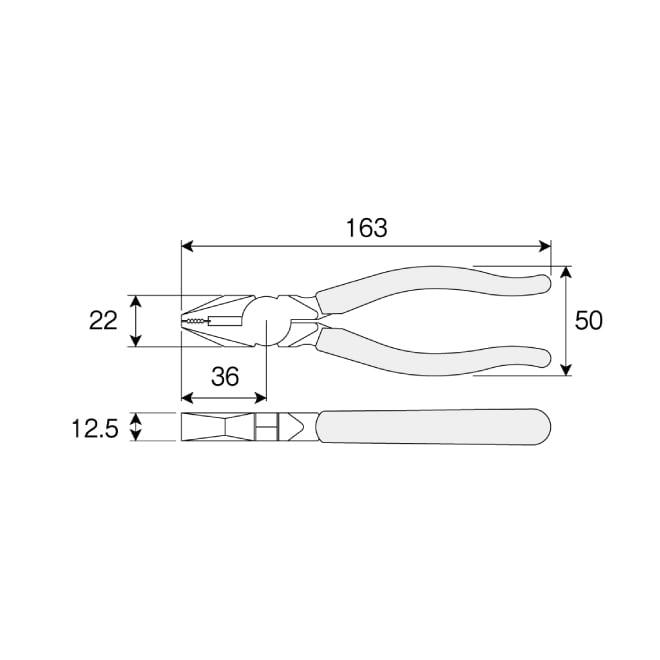 HOZAN ホーザン ペンチ(163mm) P-43-150 : 創工館 - 通販 - Yahoo!ショッピング