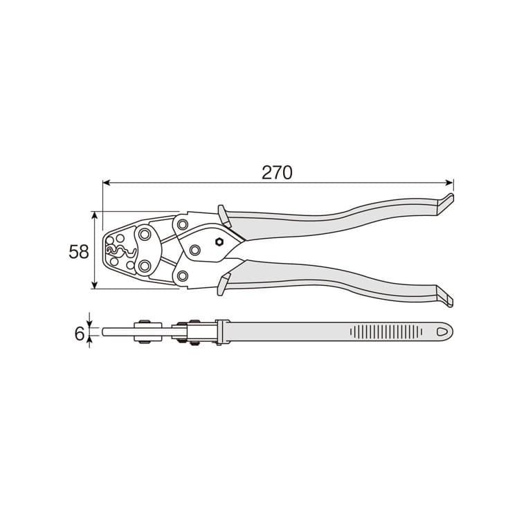 HOZAN P-75 裸圧着端子/スリーブ用 圧着工具 ホーザン : 創工館 - 通販 - Yahoo!ショッピング