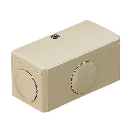 未来工業 ユニバーサルボックス(オネジキャップ付) ベージュ PVU-BKJ 1ヶ MIRAI : 創工館 - 通販 - Yahoo!ショッピング