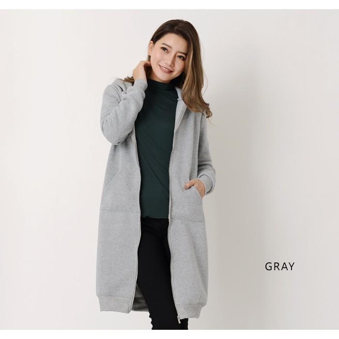 裏起毛 パーカー レディース 秋 冬 秋冬 アウター ワンピース 裏起毛パーカ 大人 ロング ひざ丈 黒 オフィス 長袖 20代 30代 40 ...