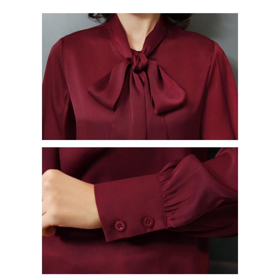 KOEISTORE ブラウス レディース 春 夏 春夏 黒 白 シャツ サテン KOEISTORE ブラウス レディース 春 夏 春夏 黒 白 シャツ サテン