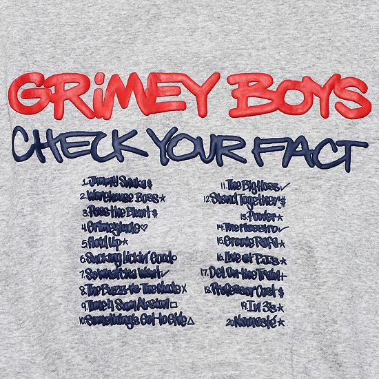 GRIMEY グライミー スウェット パーカー GRIMEY BOYS VINTAGE HOODIE ストリート ワイドシルエット バック ...