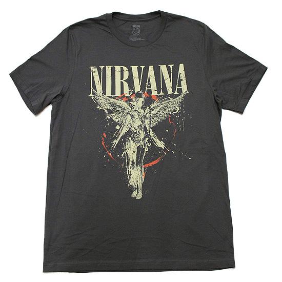 NIRVANA ニルヴァーナ 半袖Tシャツ バンドT GALAXY IN UTERO S/S TEE アーティスト チャコールグレー L XL : SOULSTYLE ソウルスタイル - 通販 ...