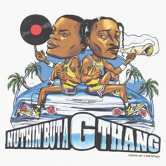 RAP ATTACK ラップ アタック 長袖Tシャツ ロンT NUTHIN' BUT A G THANG L/S TEE ストリート ヒップ ...