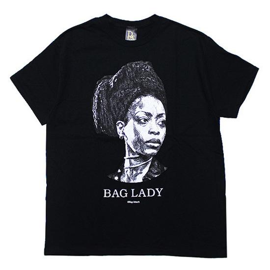 RAP ATTACK ラップ アタック 半袖Tシャツ BAG LADY S/S TEE ストリート アーティスト Erykah Badu エリカバドゥ RASS23-ST006 ブラック 黒 ...
