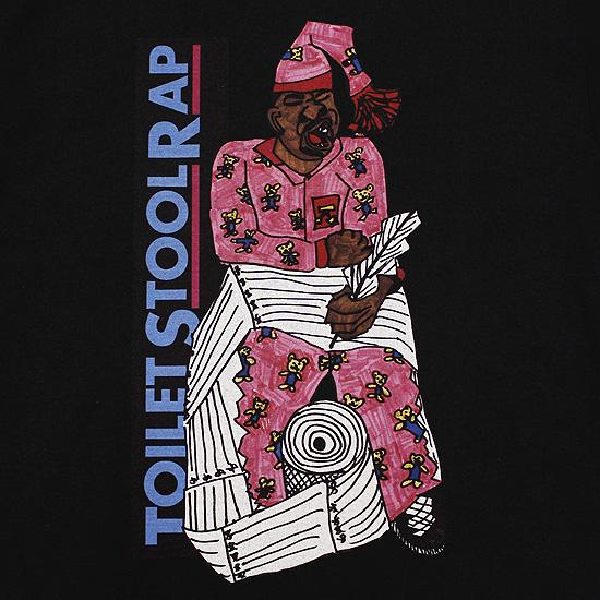 RAP ATTACK ラップ アタック 長袖Tシャツ ロンT TOILET STOOL L/S TEE ストリート ヒップホップ ビズマーキー ...