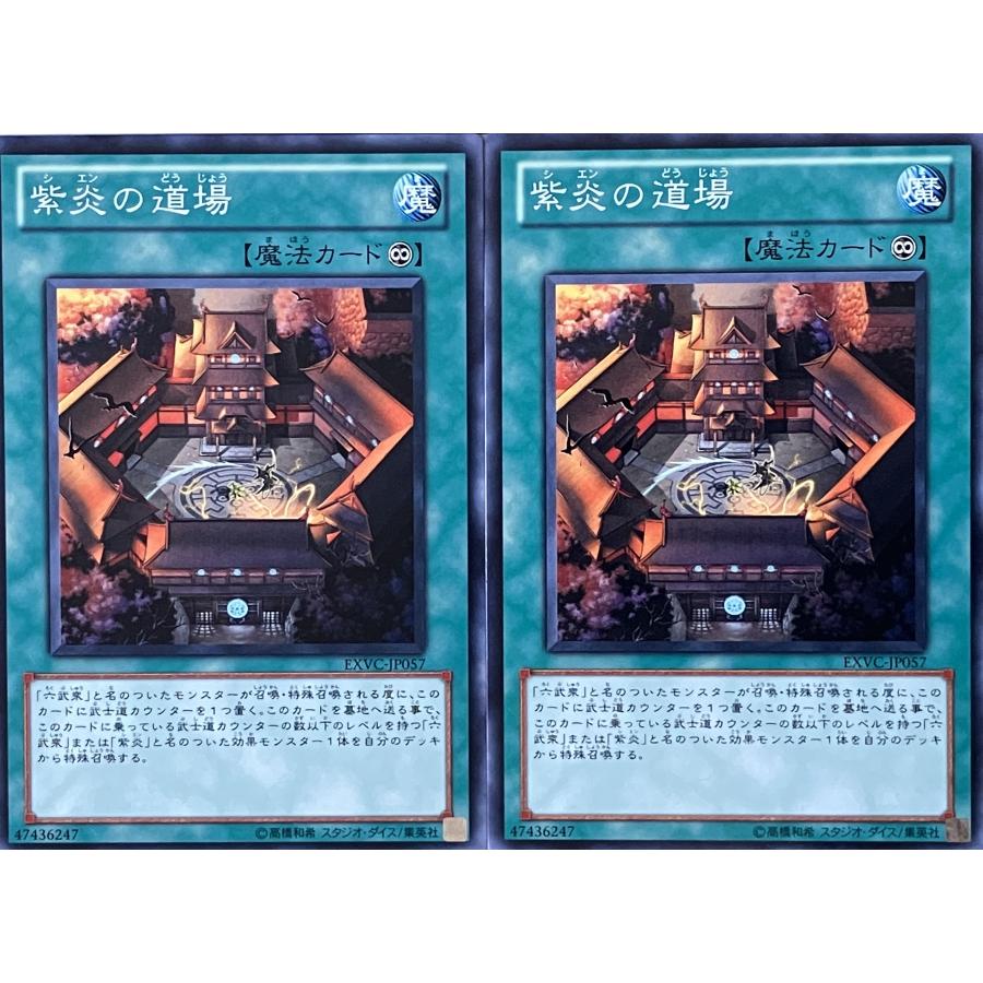 遊戯王 ノーマル 魔法 2枚セット 紫炎の道場 EXVC : スマイルカード - 通販 - Yahoo!ショッピング