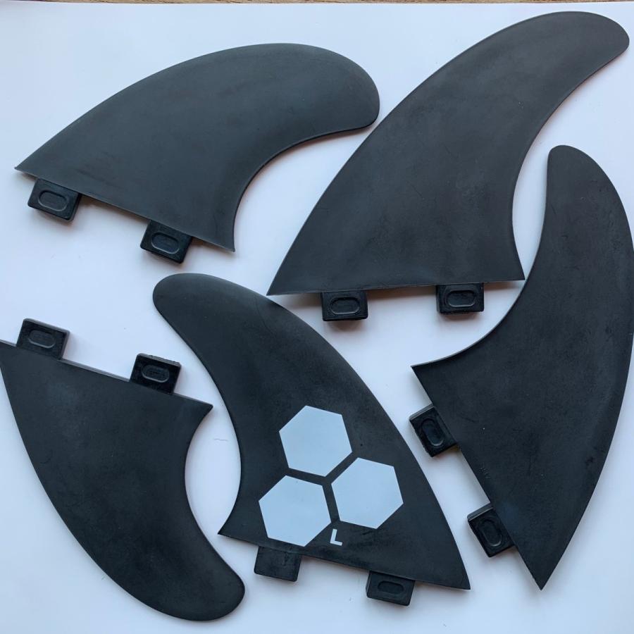 CHANNEL ISLANDS SURFBOARDS FINS 2TAB Lサイズ FRP BLACK チャネルアイランズ フィン（FCS ...