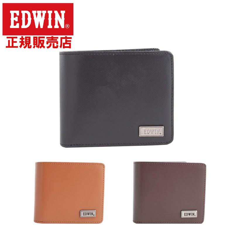 EDWIN エドウィン 二つ折り財布 ボンデッドレザー 小銭入れ付き メンズ 22269254 0510744 日本正規品 ネコポスでお届け : サウスコースト - 通販 - Yahoo!ショッピング