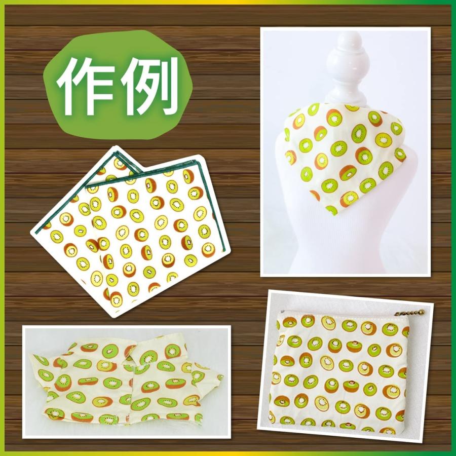 北欧 風 キウイフルーツ 柄 生地 綿 ポリ 手芸 用 約1m×幅1.6m裁断済み (送料無料)hos-r14 : サザンウインド - 通販 - Yahoo!ショッピング