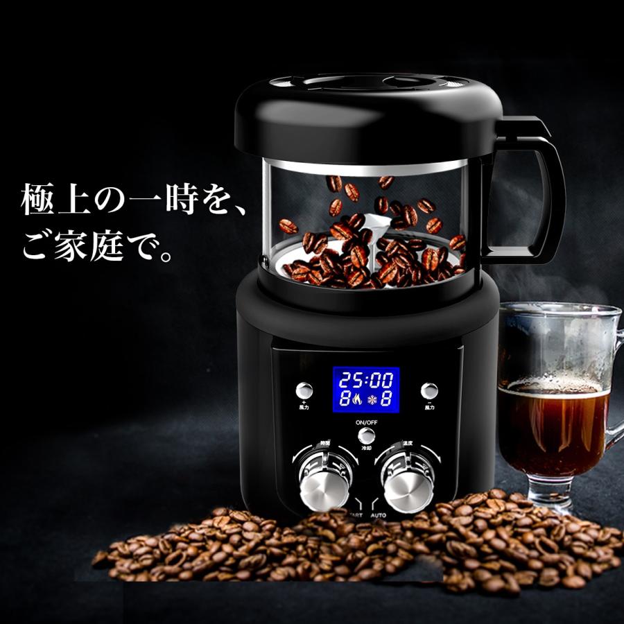 コーヒー焙煎機 珈琲 コンパクト 微調整機能 熱風式 本格焙煎機 コーヒー焙煎機 珈琲 コンパクト 微調整機能 熱風式 本格焙煎機