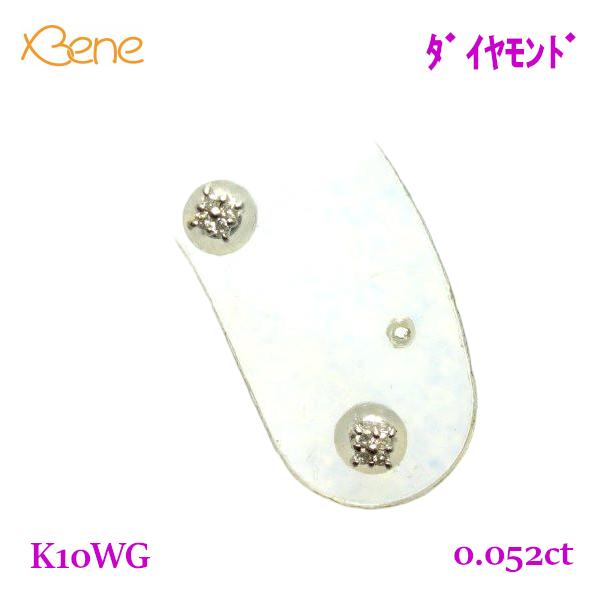 K10WG ダイヤモンド 0.052ct ピアス : Beneベーネ四條畷 - 通販 - Yahoo!ショッピング