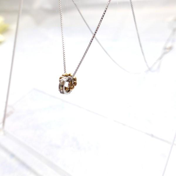 K10WG/YG ダイヤモンド 0.04ct ネックレス : Beneベーネ四條畷 - 通販 - Yahoo!ショッピング