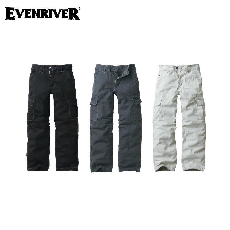 EVEN RIVER イーブンリバー US-1102 フィッシャーストライプカーゴ S M L LL 3L 4L 5L 6L 7L オールシーズン対応 : FUKUSHIGOTO STORE ...