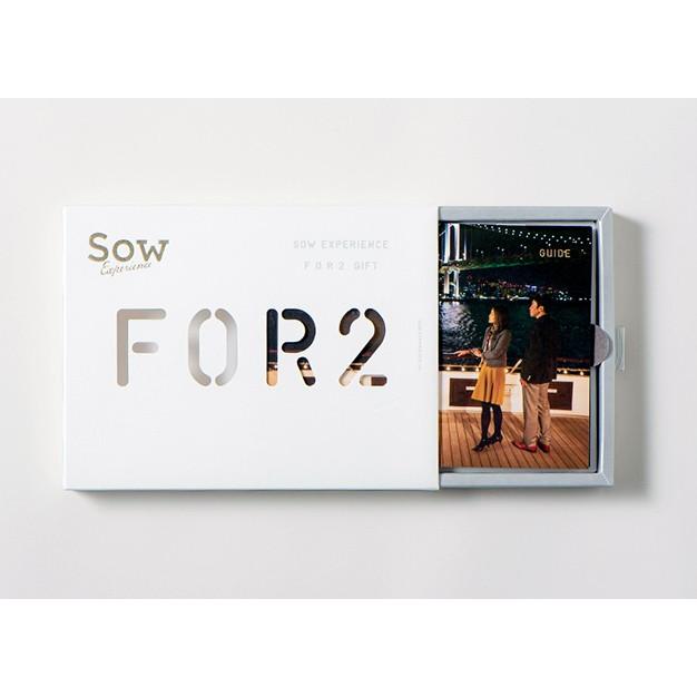 体験ギフト FOR2ギフト（BROWN）クリスマス 母の日 父の日 結婚 出産 誕生日 お祝い カップル プレゼント ギフト ソウ・エクスペリエンス SOW EXPERIENCE :for2 ...