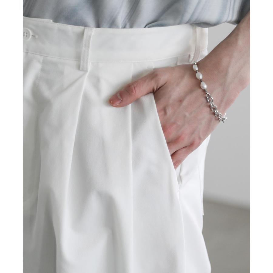 ワイドパンツ メンズ ボトムス ソフトツイル 2タック ワイド バギー ユニセックス 春 夏 秋 冬 S M L XL 無地 オールシーズン :astro230081:SOYOUS ソユーズ ...