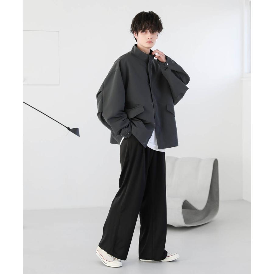 ワイドパンツ メンズ 無地 パンツ ボトムス 春 夏 秋 冬 スラックス ワイド バギー ストレッチ 2タック :astro230266:SOYOUS ソユーズ - 通販 - Yahoo!ショッピング