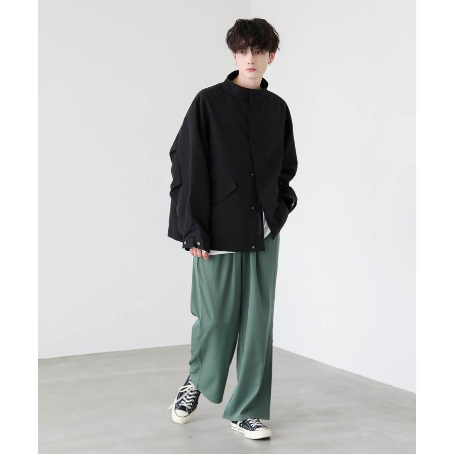 ワイドパンツ メンズ 無地 パンツ ボトムス 春 夏 秋 冬 スラックス ワイド バギー ストレッチ 2タック :astro230266:SOYOUS ソユーズ - 通販 - Yahoo!ショッピング