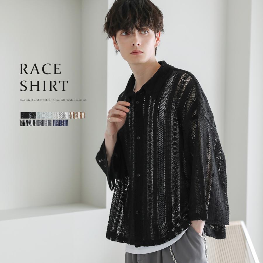 〓予約販売・6月中旬頃発送予定〓 メンズ シャツ 涼しい 透け編み レース ショート丈 5分袖 トレンド 春 夏 :astro240572:SOYOUS ソユーズ - 通販 - Yahoo ...