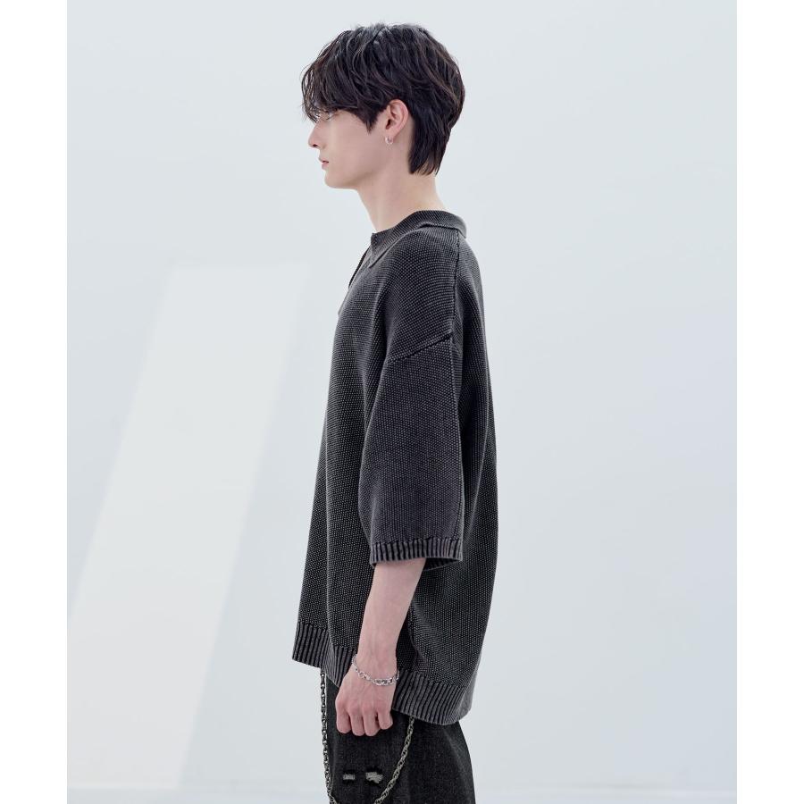 ASTRONOMY 〓予約販売・5月下旬頃発送予定〓 ニット メンズ 半袖 鹿の子 ピグメント加工 クルー スキッパー サマーニット : SOYOUS ソユーズ - 通販 - Yahoo!ショッピング