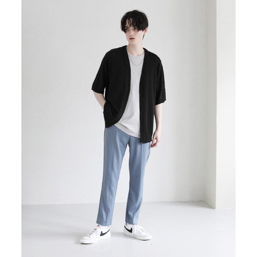 カーディガン メンズ 綿麻 ボタンレス 着流し 半袖 サマーニット コットンリネン M L LL 春 夏 涼しい :buy220165:SOYOUS ソユーズ - 通販 - Yahoo!ショッピング