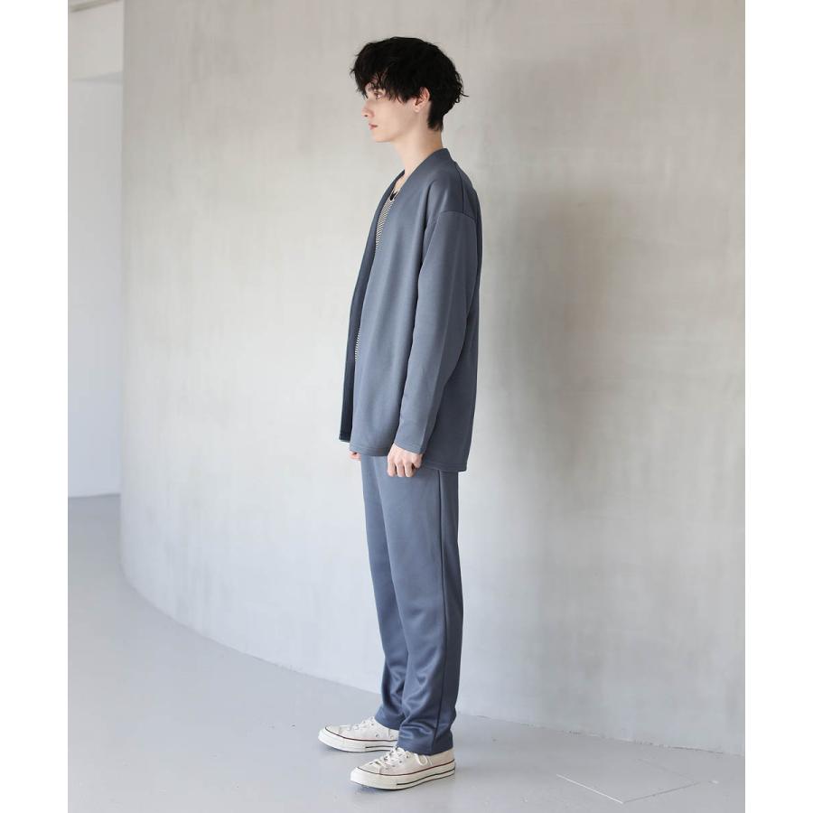 セットアップ メンズ ノーカラージャケット テーパードパンツ イージーパンツ 2点セット ストレッチ ユニセックス S M L XL :spu220644:SOYOUS ソユーズ - 通販 ...