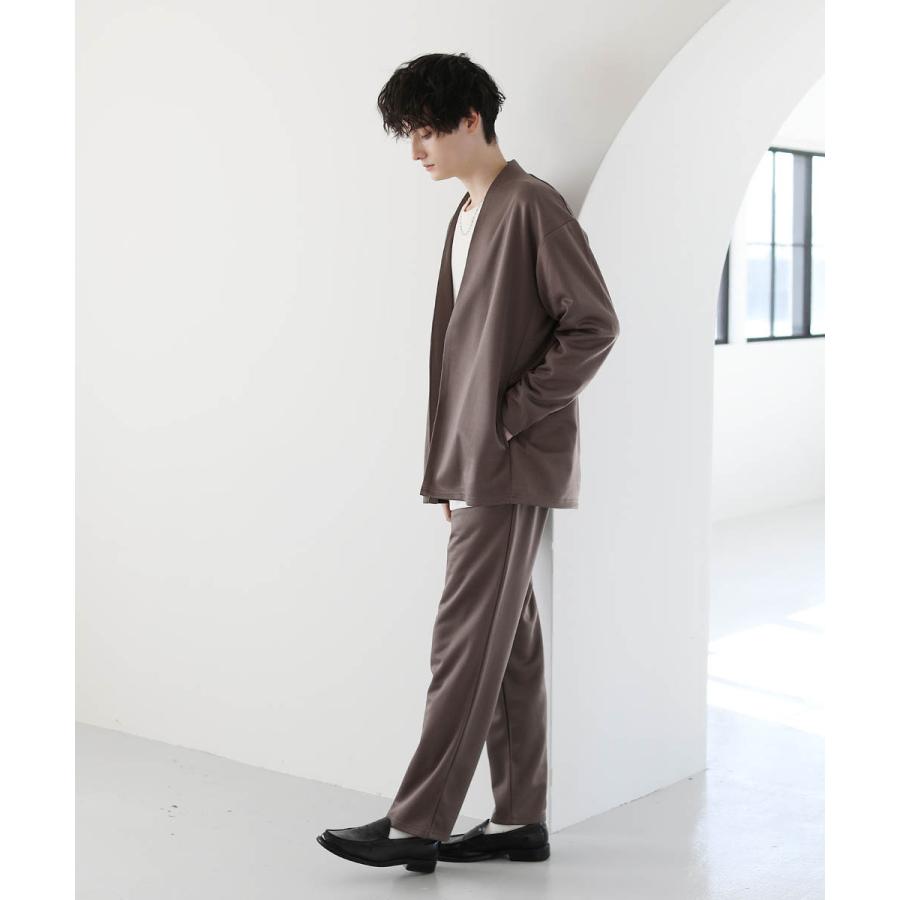 セットアップ メンズ ノーカラージャケット テーパードパンツ イージーパンツ 2点セット ストレッチ ユニセックス S M L XL :spu220644:SOYOUS ソユーズ - 通販 ...