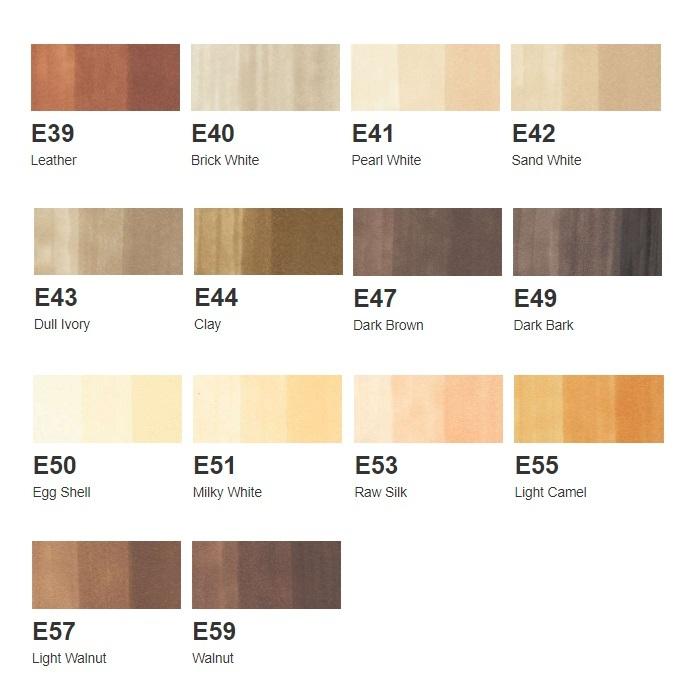 コピック コピックインク E 茶 ブラウン 補充 インク COPIC Earth 茶系 E39 E40 E41 E42 E43 E44 E47 E49 E50 E51 E53 E55 E57 ...