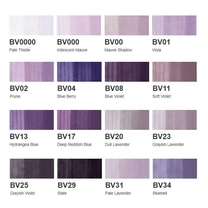 コピックスケッチ 【1本】COPIC 単色 BV0000 BV000 BV00 BV01 BV02 BV04 BV08 BV11 BV13 ...