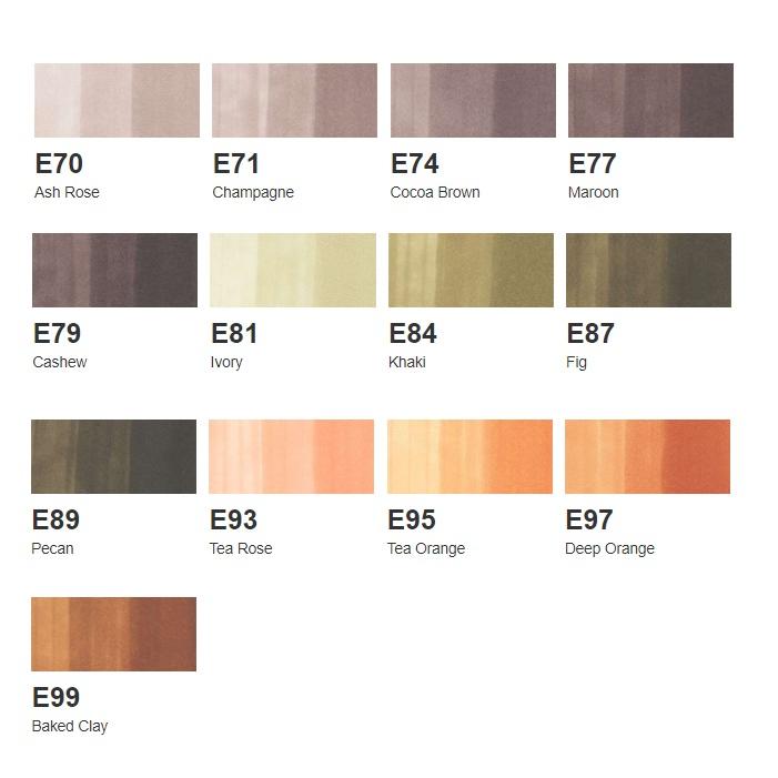 コピックスケッチ 【3本セット】コピックスケッチ E:Earth (茶系) E70 E71 E74 E77 E79 E81 E84 E87 E89 E93 E95 E97 E99 : 素材本舗 ...