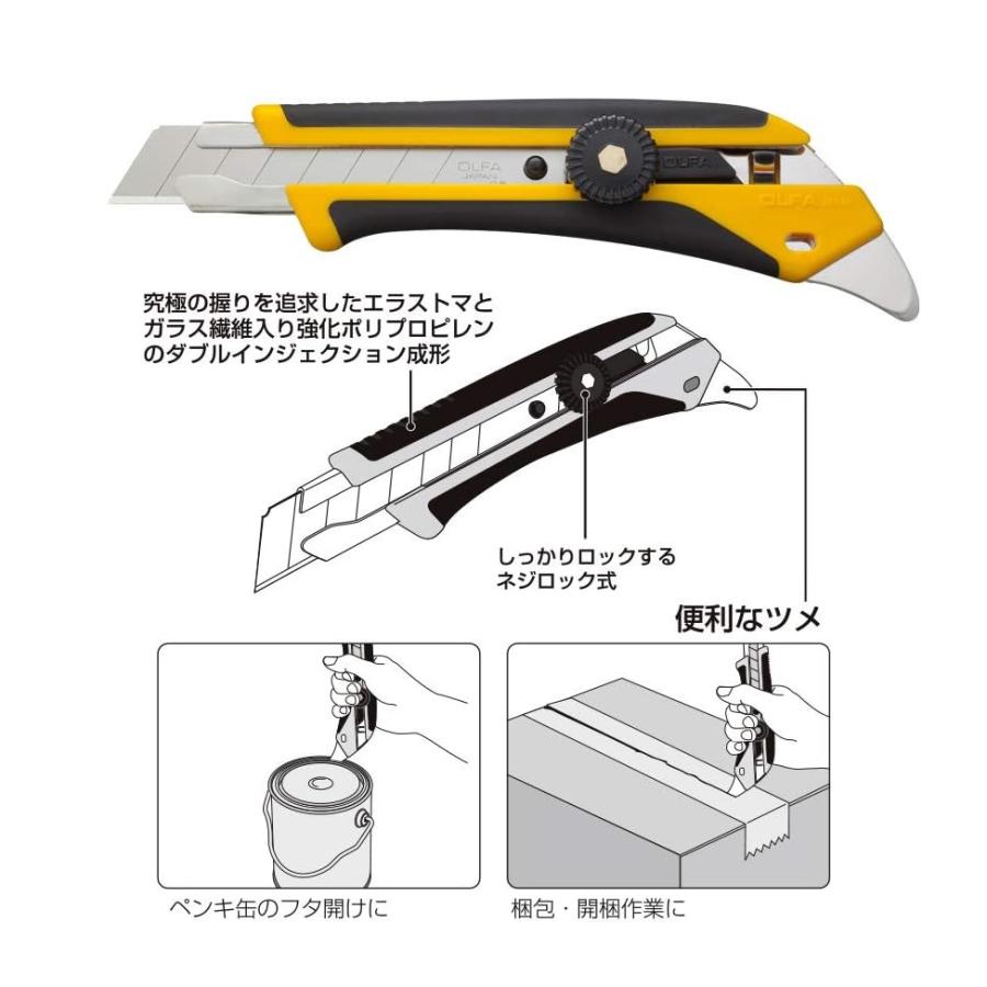 OLFA カッター オルファ ハイパーL型 ネジロック式 大型カッター 192B : 素材本舗 Yahoo!店 - 通販 - Yahoo!ショッピング