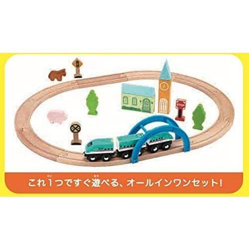 moku TRAIN はじめての木製電車セット(E5系新幹線はやぶさ3両付き) : g0622041 : 通信販売のSP-NET ヤフー店 - 通販 - Yahoo!ショッピング