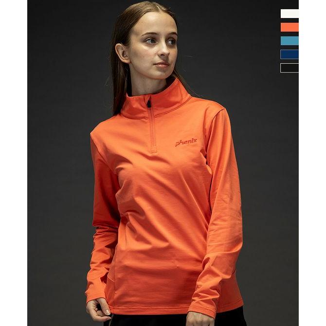 フェニックス（PHENIX） Basic Set-in Sleeve 1/2 Zip Tee ベーシックセットインスリーブWs1/2ジップティー Middle スキーウェア インナー ...