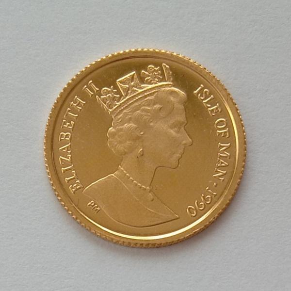 純金コイン キャット 金貨 1/25オンス1990年製 マン島政府発行 純金 金 ゴールド コイン 品位 99.99% K24 硬貨 貨幣 ねこ :008-01-1990:金貨と銀貨のスペース ...