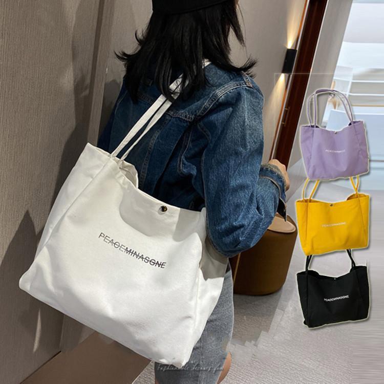 トートバッグ レディース 春夏 キャンパスバッグ かばん 肩掛けバッグ 韓国風 収納 おしゃれ 手提げ袋 大容量 軽いエコバッグ : スペースエイトストア - 通販 - Yahoo!ショッピング