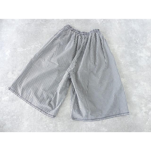 homspun(ホームスパン) ギンガム＆無地ギャザーパンツ(242-3388) : SPACE MOO ヤフーショップ - 通販 - Yahoo!ショッピング