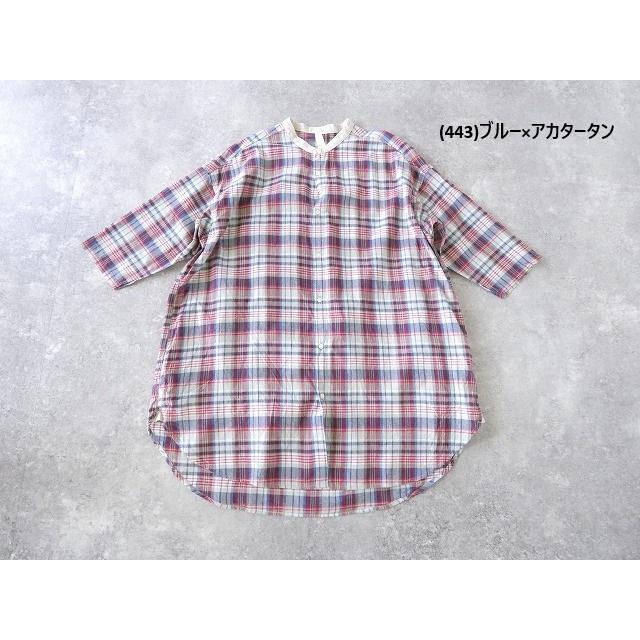 NATURAL LAUNDRY(ナチュラルランドリー) マドラスチェックオーバーサイズシャツ(7253T012) : SPACE MOO ヤフーショップ - 通販 - Yahoo!ショッピング
